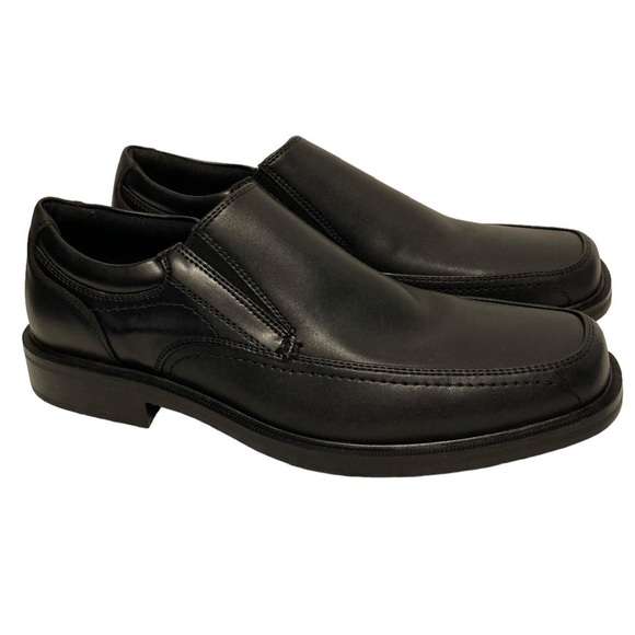 Dockers | Shoes | Dockers Edson Mens Black Leather Dress Shoes Slip On ...